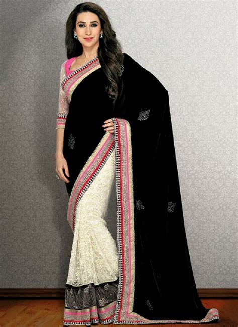 Black Magic Saree Collection 2013 2014 Indian Designers Black Sarees
