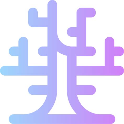 Dead Tree Super Basic Rounded Gradient Icon