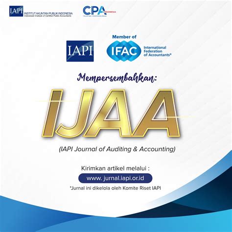 Tentang Ijaa Iapi Journal Of Auditing And Accounting