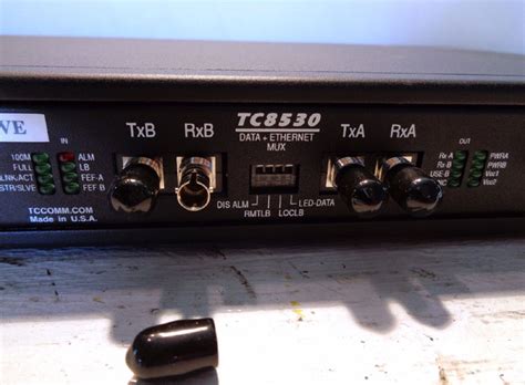 Tc Communications Data And Ethernet Fiber Optic Multiplexer Tc8530