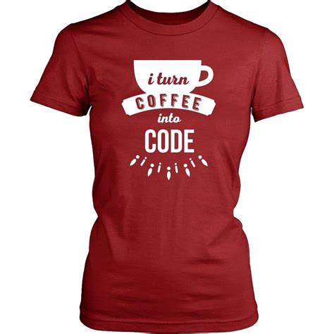 programmers t shirt i turn coffee into code teelime unique t shirts