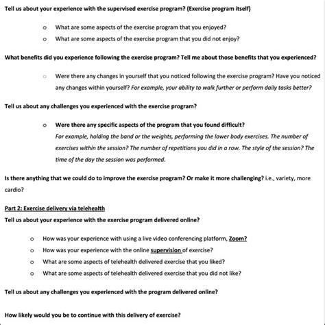 Post Intervention Interview Framework Download Scientific Diagram