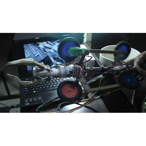 Auto Size Adjustable Pipe Inspection Robot With Real Time Video Monitoring And Jaw Control