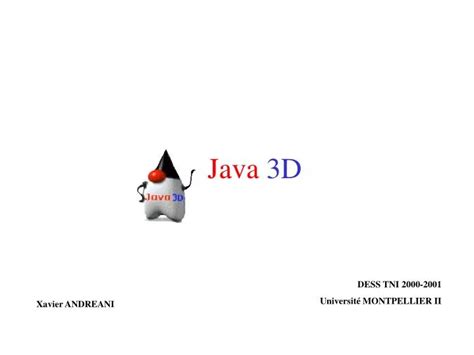 Ppt Java 3d Powerpoint Presentation Free Download Id6325695