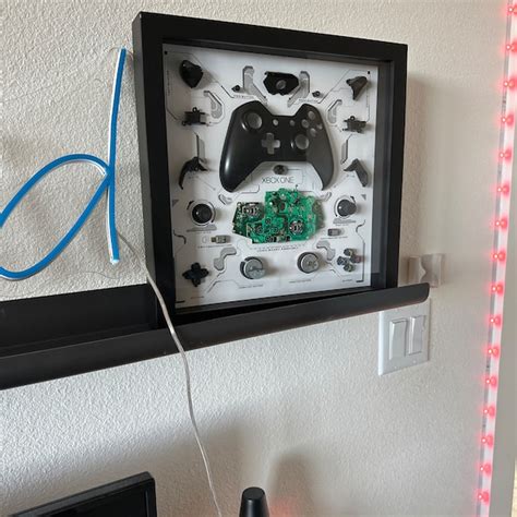 Framed Xbox One Controller Disassembled Game Console Tear Down Wall Art