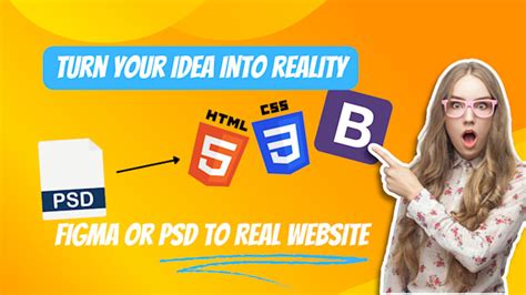 Convert Your Psd Design Into A Website With Html Css And Bootstrap By Rafayjf Fiverr