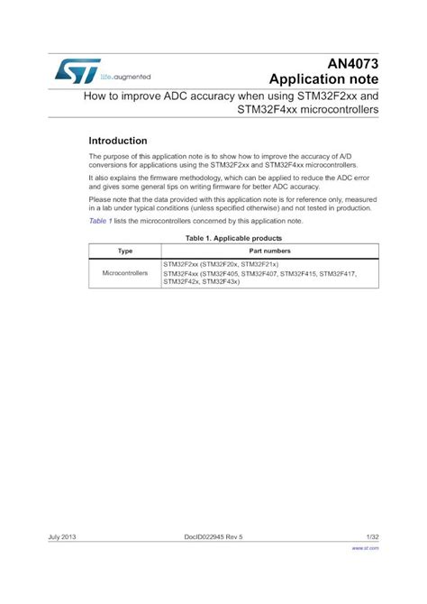 PDF STM ADC Accuracy DOKUMEN TIPS