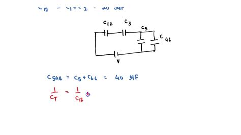 solved question 1 for the system of four capacitors shown in the