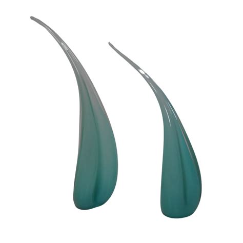 Two Glass Sculptures Prop Hire By Elite