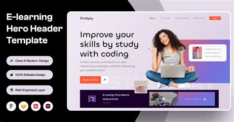 e learning hero header image websites ux and ui kits ft course