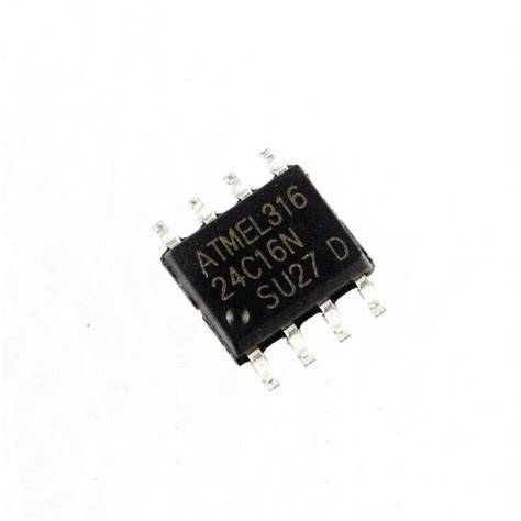 20pcs At24c16an At24c16 Ic Eeprom 16kbit 400khz 8soic New Good Quality