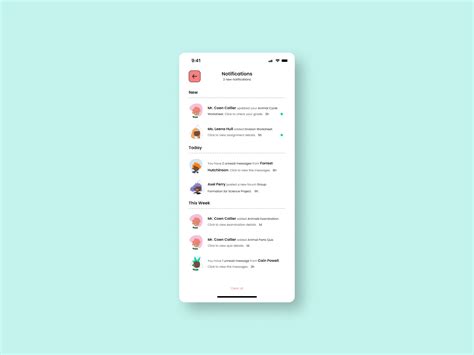 Daily Ui 047 Activity Feed By Clara Chin On Dribbble