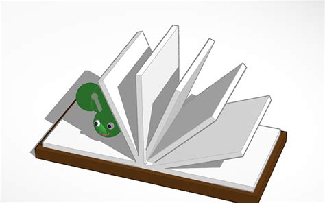 3d Design Book Worm Tinkercad