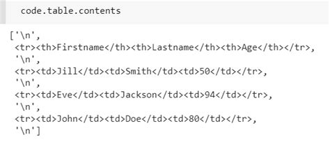 python i want to iterate through the nested tags in html code like a list or json file stack