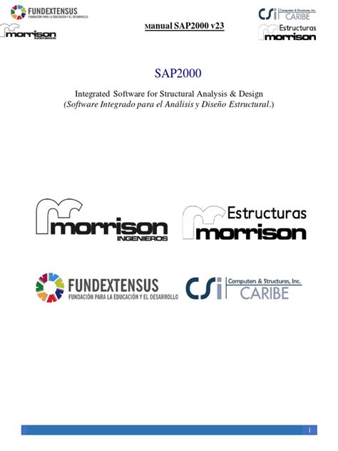 Manual De Sap2000 V23 Descargar Gratis Pdf Ingeniería Diseño