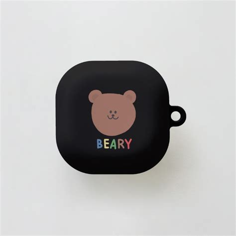 빠른배송 버즈2라이브프로 베어리 블랙 버즈케이스 블루투스 삼성 갤럭시 버즈 라이브 프로 버즈2 프로 버즈fe