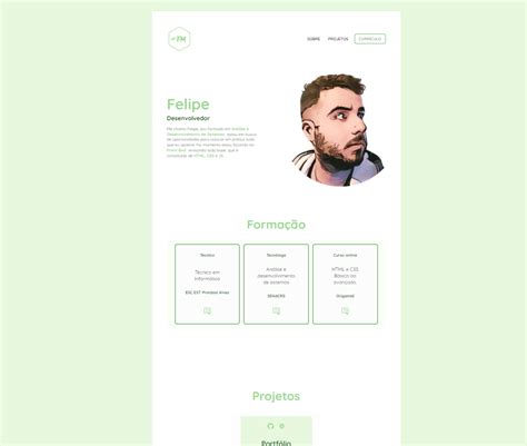 GitHub Felipe Desenvolvedor Portfolio