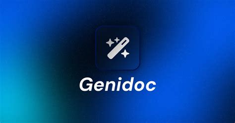 GitHub Synapsy Ai Genidoc Create Markdown Documentations With Ease Using The Power Of AI
