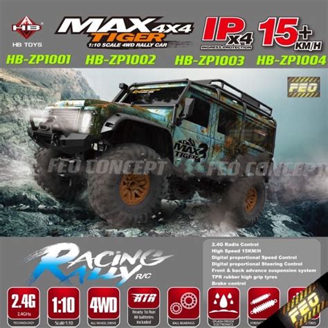 HB Toys Original ZP1009 ZP 1001 Rc Car HB zp1001 zp1002 Rtr Max Tiger ...