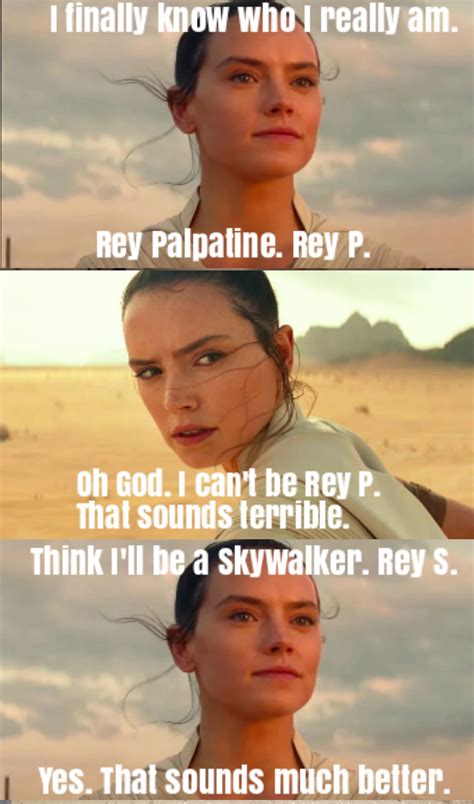The Real Reason Rey Became A Skywalker In Star Wars R Dankmemes