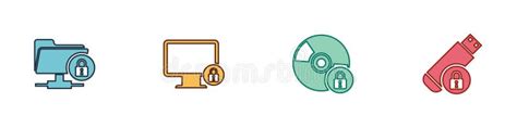 set ftp folder and lock lock on monitor cd dvd disk with and usb