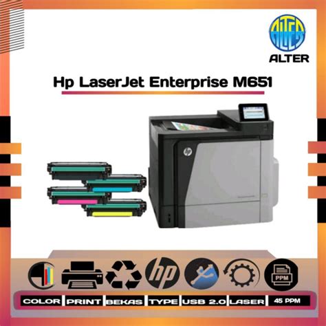 Jual HP Color LaserJet Enterprise M651 Series Shopee Indonesia