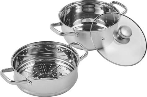 Vevor 22cm Stoompan Roestvrij Staal Grote Capaciteit And Multifunctioneel