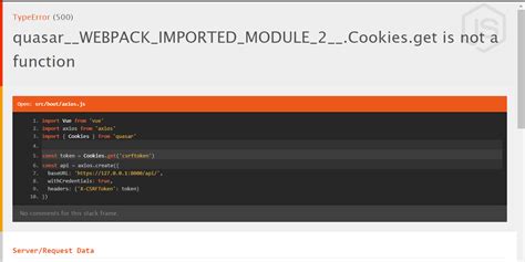 How Can I Add Axios Default Header In Quasar Issue Quasarframework Quasar Starter