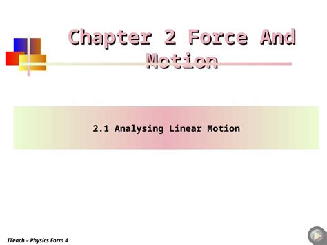 Ppt Chapter 2 Analysing Linear Motion Dokumentips
