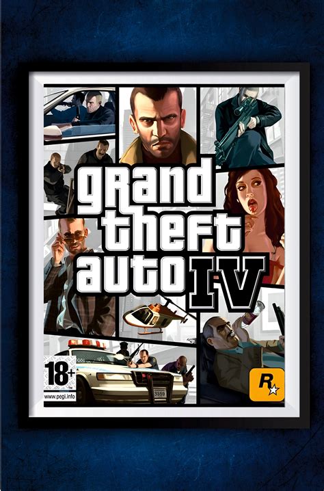 Gta Iv Banner Poster Games Poster Geekygallery