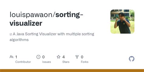 Github Louispawaonsorting Visualizer ☑ A Java Sorting Visualizer With Multiple Sorting