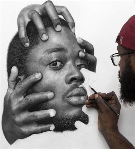 Arinze Stanley Hyperrealistic Pencil Portrait Drawings