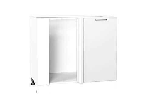 Шкаф нижний угловой Флэт White In 2s Белый