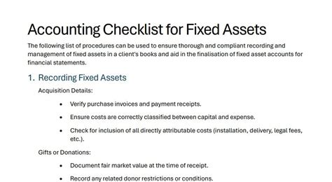 Navigating Fixed Asset Accounting In Annual Financial Statements