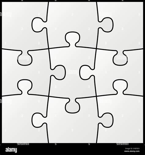 Jigsaw Puzzle Layout Game Pattern Match Template Stock Vector Image And Art Alamy Jigsaw Puzzle Layout Game Pattern Match Template Stock Vector Image And Art Alamy
