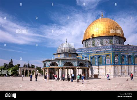Temple Mount, on the esplanade of the mosques, Jerusalem, Israel Stock ...