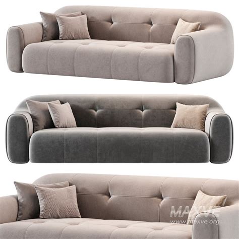 Brace Sofa 3d Model Download Maxve
