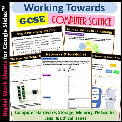 ocr gcse computer science worksheets