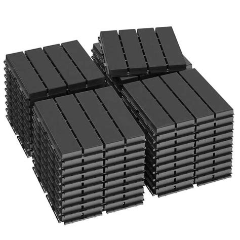 Plastic Interlocking Deck Tiles Durable And Waterproof