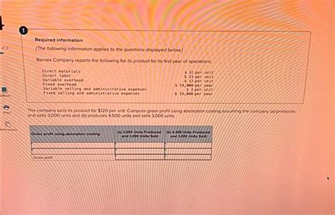 Solved Required Information [the Following Information