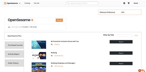 How To Access The Opensesame Dashboard Opensesame Support