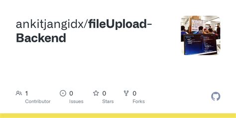 Github Ankitjangidx Fileupload Backend