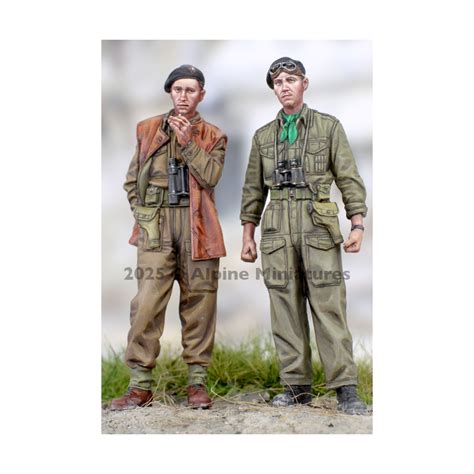 Alpine Miniatures 35329 4 7 Royal Dragoon Guards Set 2 Figures