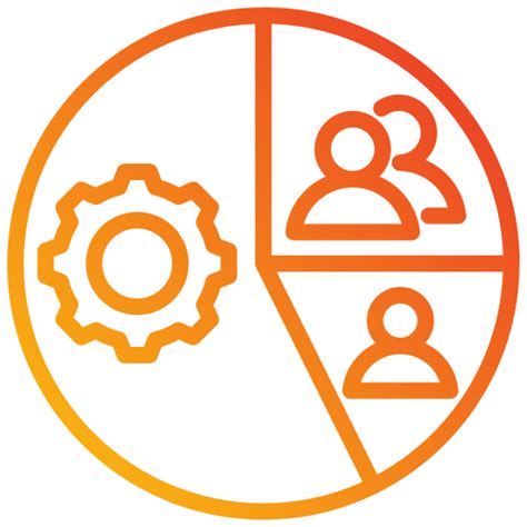 Segmentation Generic Gradient Outline Icon