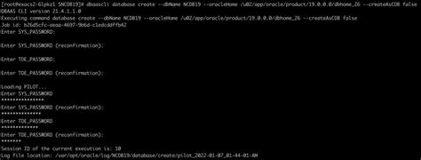 How To Create Non Cdb Database In Exacs