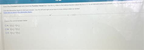 Solved Select the Constant bullet and check the Function | Chegg.com
