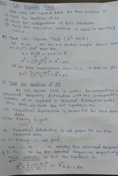 Explain The Chi Square Test And When It Is Appropriate And Give An