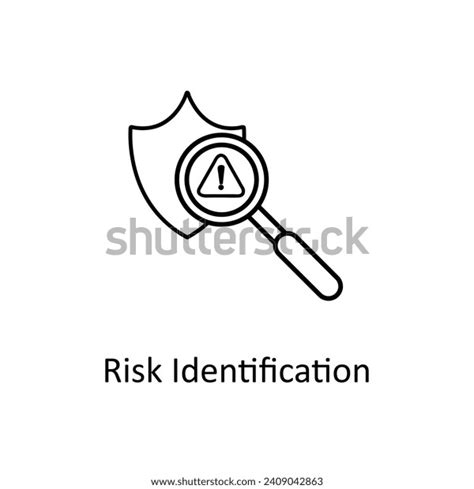 Risk Identification Icon Creative Risk Management Stock Vector Royalty