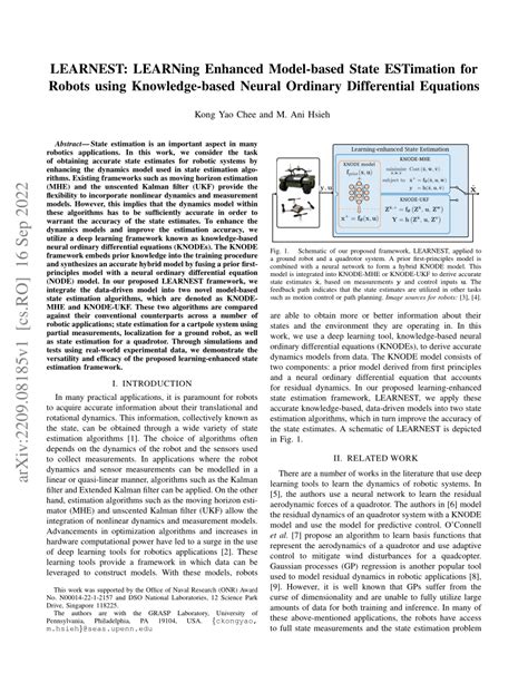 pdf learnest learning enhanced model based state estimation for