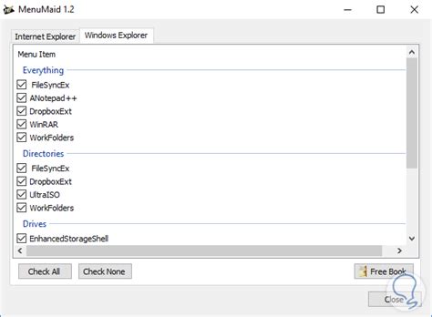 Limpiar editar añadir y eliminar menú contextual Windows Solvetic
